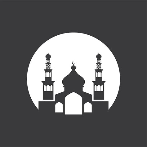 Premium Vector Islamic Mosque Logo Design Vector Template Illustration