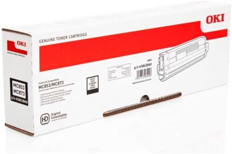 1 X Oki Black Original OEM Toner Cartridge MC853 MC873 MC883 7000