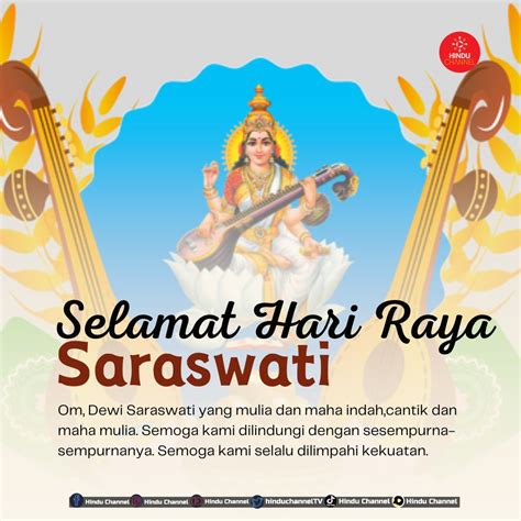 10 Ucapan Perayaan Hari Raya Saraswati Hindu Channel