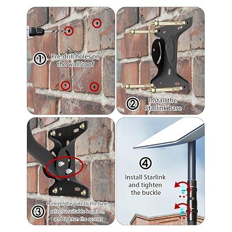 Mua Adjustable Starlink Mounting Kit Aspotify Starlink Wall Mount