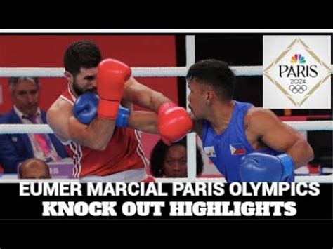 Eumir Marcial Vs Tubabek Paris Olympics 2024 Knock Out Highlights