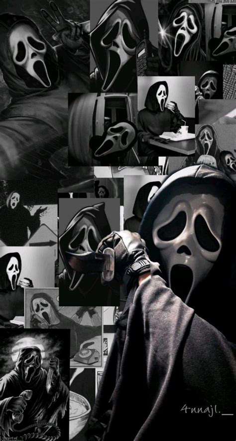 ghostface wallpaper aesthetic Horreur vintage Art étrange