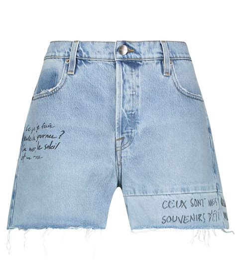 Frame D Gaine Une Nouvelle Fois Son Short Boyfriend Pour L T La