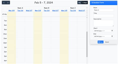Javascript How To Display Event On FullCalendar With ResourceTimeGrid