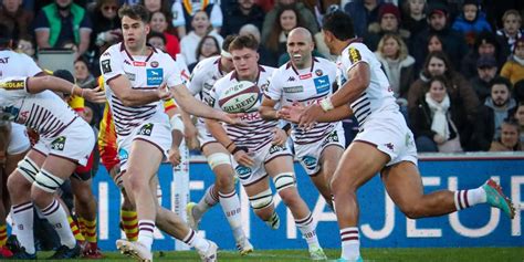 Bordeaux Bègles simpose contre la Section Paloise et prend la tête du