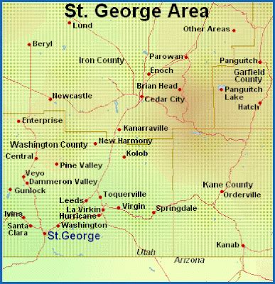 The Mountain And Desert Beauty Of St George Utah Usa St George