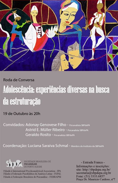Roda de Conversa Adolescência experiências diversas na busca da