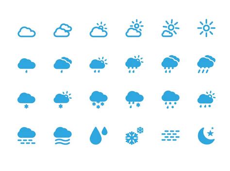 Weather Icon Pack At Vectorified Collection Of Weather Icon Pack