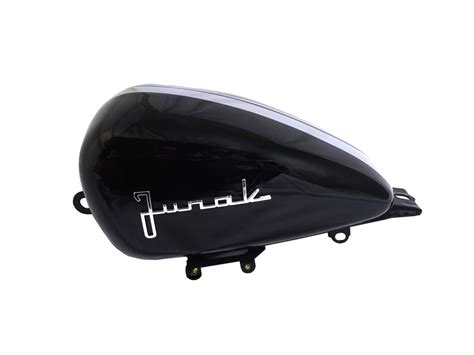 JUNAK M12 125CCM ZBIORNIK PALIWA CZARNY POŁYSK z paskami pompa 6