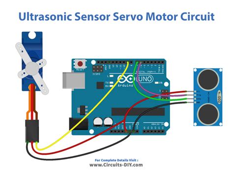 Ultrasonic Sensor With Servo Motor Arduino Tutorial