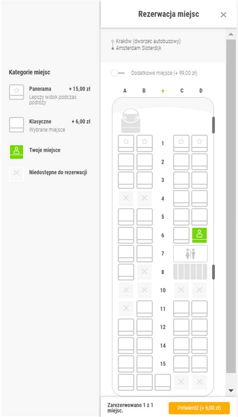 FlixBus pilotaż rezerwacji miejsc w całym autobusie