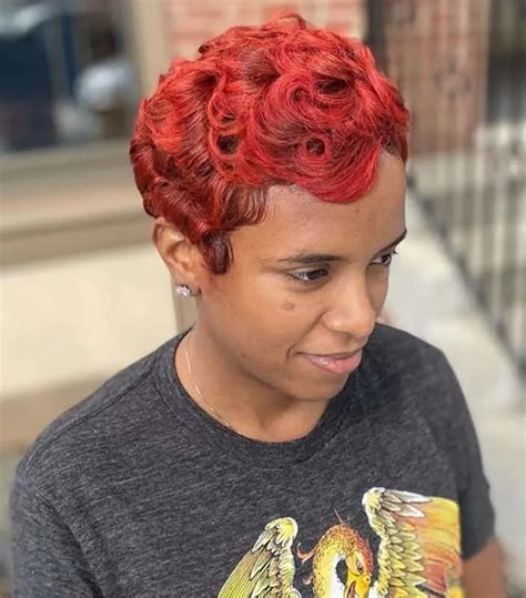 Sensational Pin Curls On Black Hair