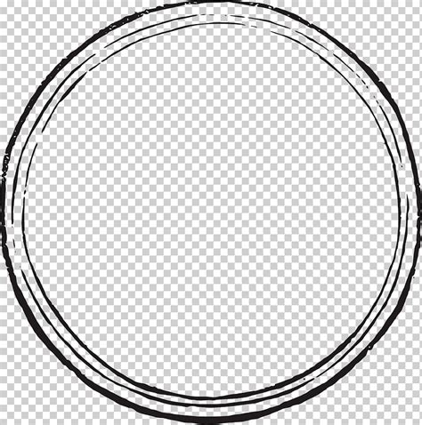 Circulo blanco y negro en blanco y negro línea círculos png Klipartz
