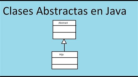clases y métodos abstractos programación orientada a objetos youtube