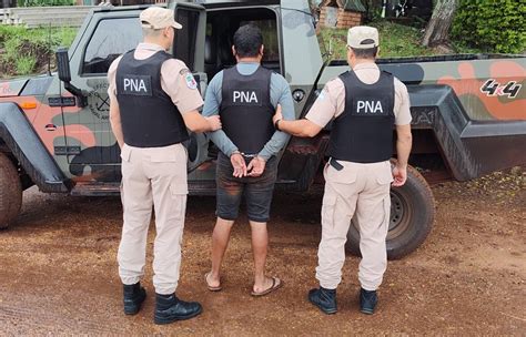 Prefectura detuvo a un prófugo de la Justicia en Misiones Argentina