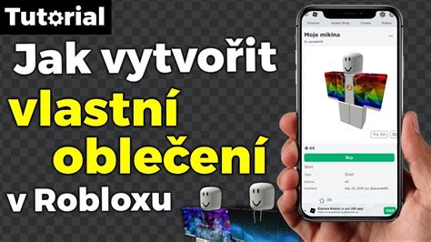 Jak Vytvořit VLASTNÍ MERCH v Robloxu na MOBILU TABLETUTutorial
