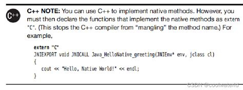 java native interface jni 简介 coolwaterld的博客 csdn博客