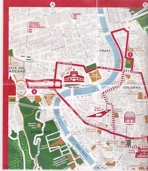 Roma Mapa Turistico Relatos