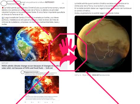 Es Falso Que La Nasa Admiti Que El Cambio Clim Tico Se Produce Por