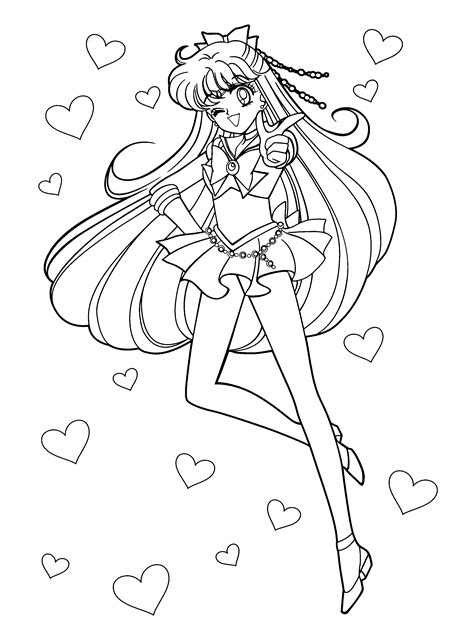 Coloriage Sailor Moon 50264 Dessins Animés Dessin à colorier