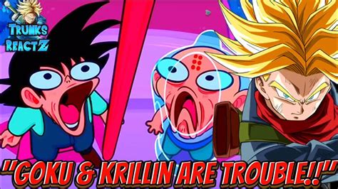 Goku And Krillin Go Trick Or Treating Trunks Reactz Dragon Balloween
