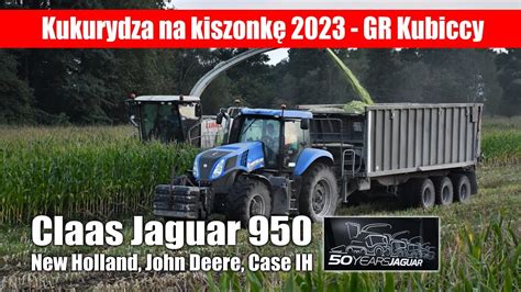 Kukurydza na kiszonkę 2023 w GR Kubiccy z sieczkarnią Claas Jaguar 950