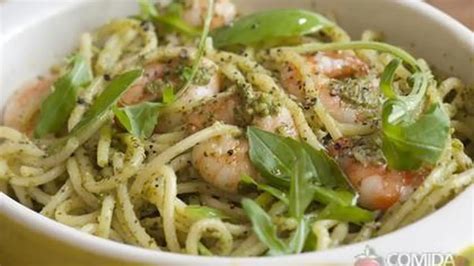 Receita De Espaguete Ao Molho Pesto Comida E Receitas