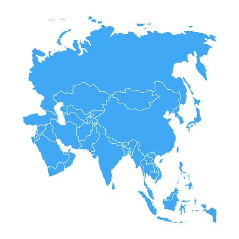Mapa da Ásia para imprimir Descargar GRATIS