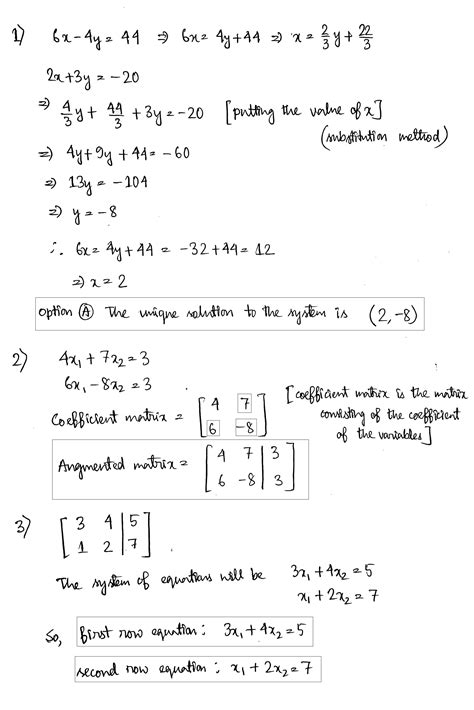 [solved] please help me solve these problems solve by using substitution or course hero