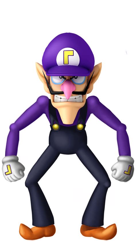 So Here S An Edited Picture Of An Official Artwork Of Waluigi From