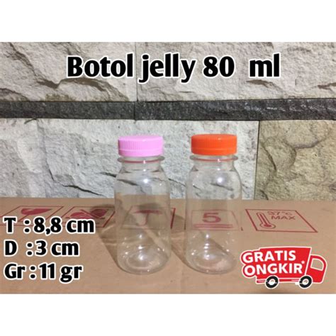 Jual Botol Jelly 80 Ml Botol Zam Zam 80 Ml Botol Plastik Shopee