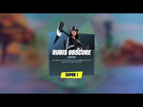 Avoir Le Pack Rubis Obscure Gratuitement Sur Fortnite Tuto Pc Youtube