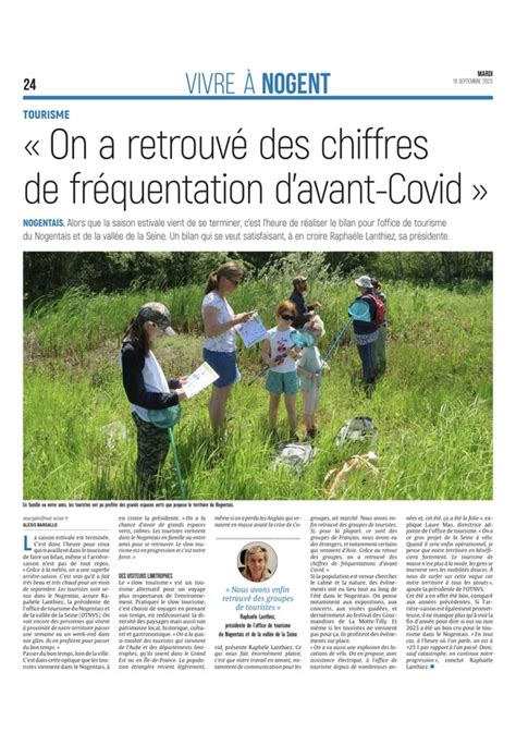 Dans le Nogentais on a retrouvé des chiffres davant Covid