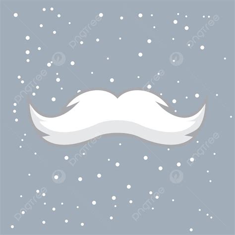 Santa Bigote Y Barba Vector Saludo Cabeza Vector Png Dibujos Vector