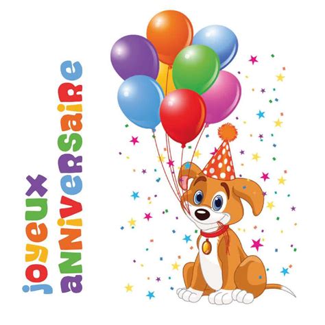Images Joyeux Anniversaire Chiens à télécharger Gratuit