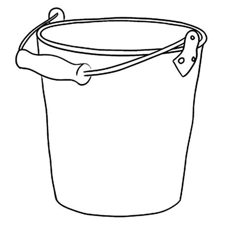 Template Of A Bucket Printable Word Searches