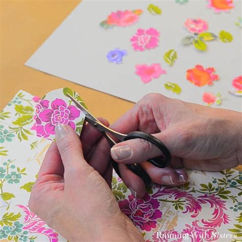 Decoupage A Glass Plate With Mod Podge Make A Flowery Heart Plate