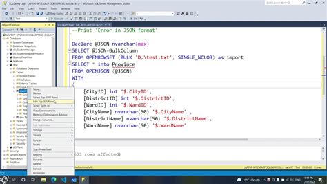 Sql Server How To Import Json Data Into Sql Server Unicode Values