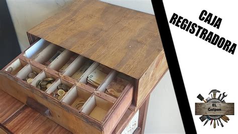 Caja Registradora De Madera Youtube