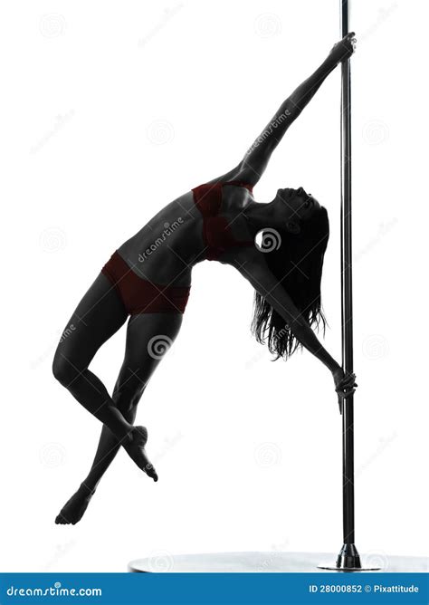 Pole Dancer Sexy Muscular Men With Bare Naked Body Torso Pole Dancing