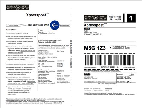 Repérage Où trouver votre numéro de repérage Postes Canada