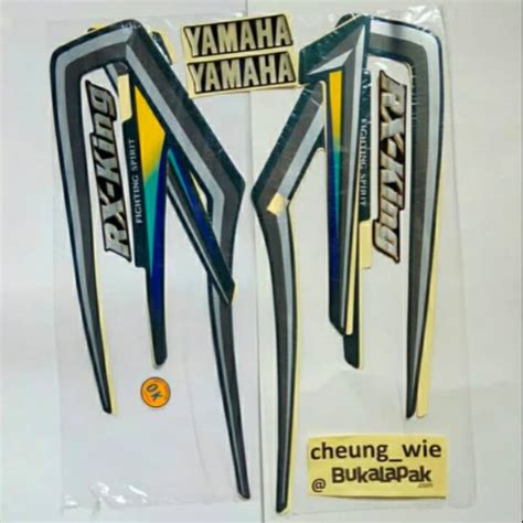 Jual Lis Body Striping Stiker Emblem Tangki Yamaha RX King New 2001