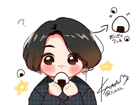 카나kana on Twitter Chibi Bts drawings Jungkook fanart