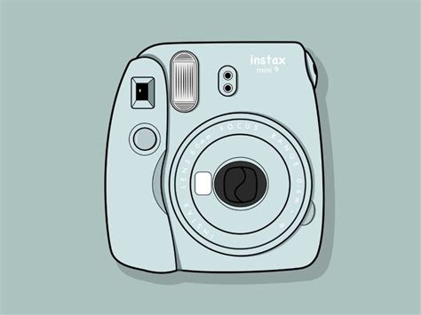Instax Camera Instax Camera Camera Drawing Camera Illustration