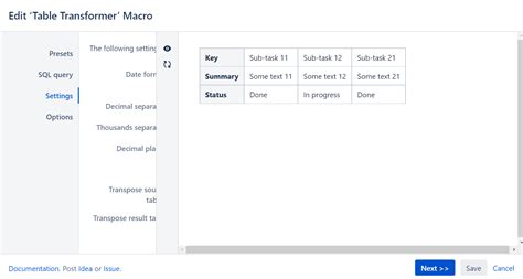 jira issue filter macro display 1 field per line