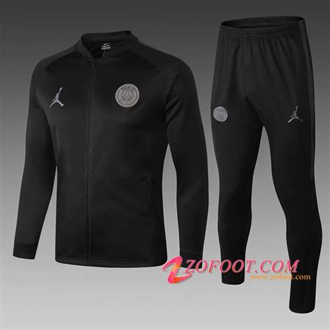 Site Fiable Nouveau Survetement Foot Veste Jordan Psg Enfant Noir
