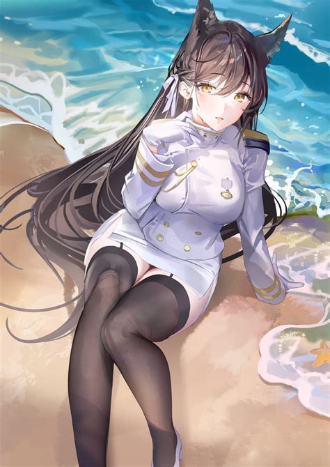 Atago Azur Lane Drawn By Leenim Danbooru
