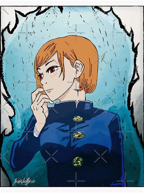 Nobara Kugisaki Jujutsu Kaisen Fan Art Canvas Print For Sale By