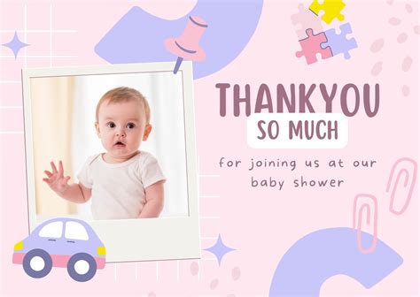 Free Custom Printable Baby Shower Card Templates Canva Off