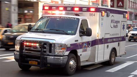 NYU Langone Health Ambulance 1954 Responding YouTube